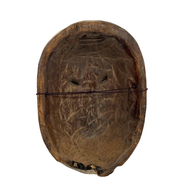 Fang Mask Elongated Face Gabon African Mask 12" H | Chairish