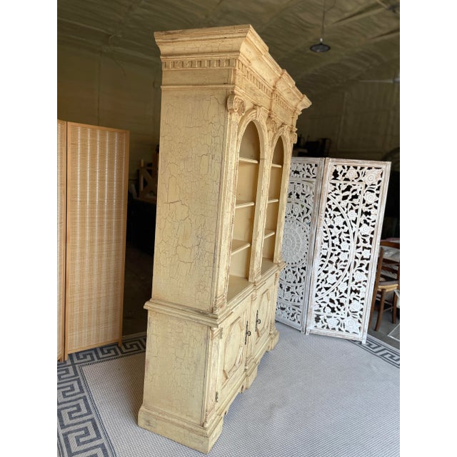 1980s Vintage Roman Neoclassical Revival Style Distress Painted ...
