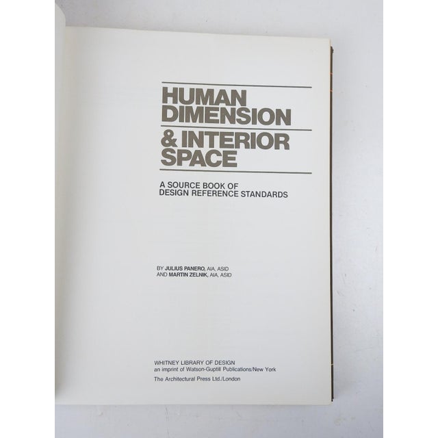 Human Dimension and Interior Space a Source Book of Design Reference ...