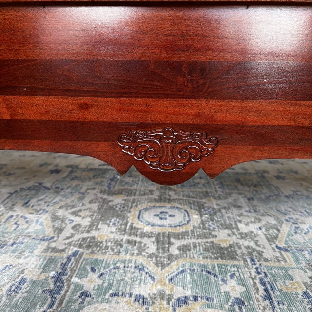 Carved Cherry Wood Four Poster Rice Bed, Kincaid Furniture Limited ...