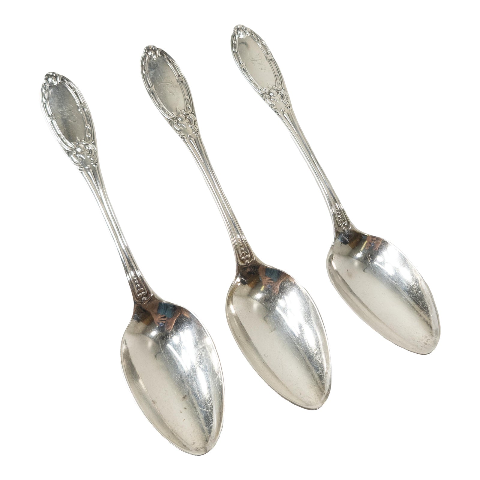 19th Century New York City Coin Silver Spoons by Albert Coles in Jenny ...