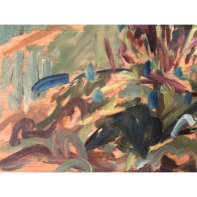 Abstract Expressionist Original "Meadow" Oil Painting by Rebecca Dvorak ...