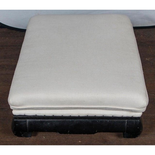 1960s Mandarin/Asian Upholstered Ottomans - A Pair | Chairish