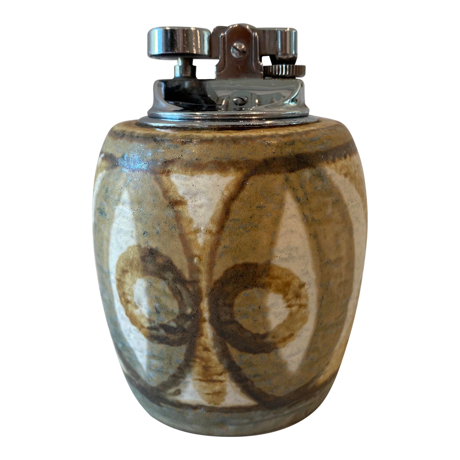 Vintage Soholm Danmark Pottery Table Lighter by Noomi | Chairish