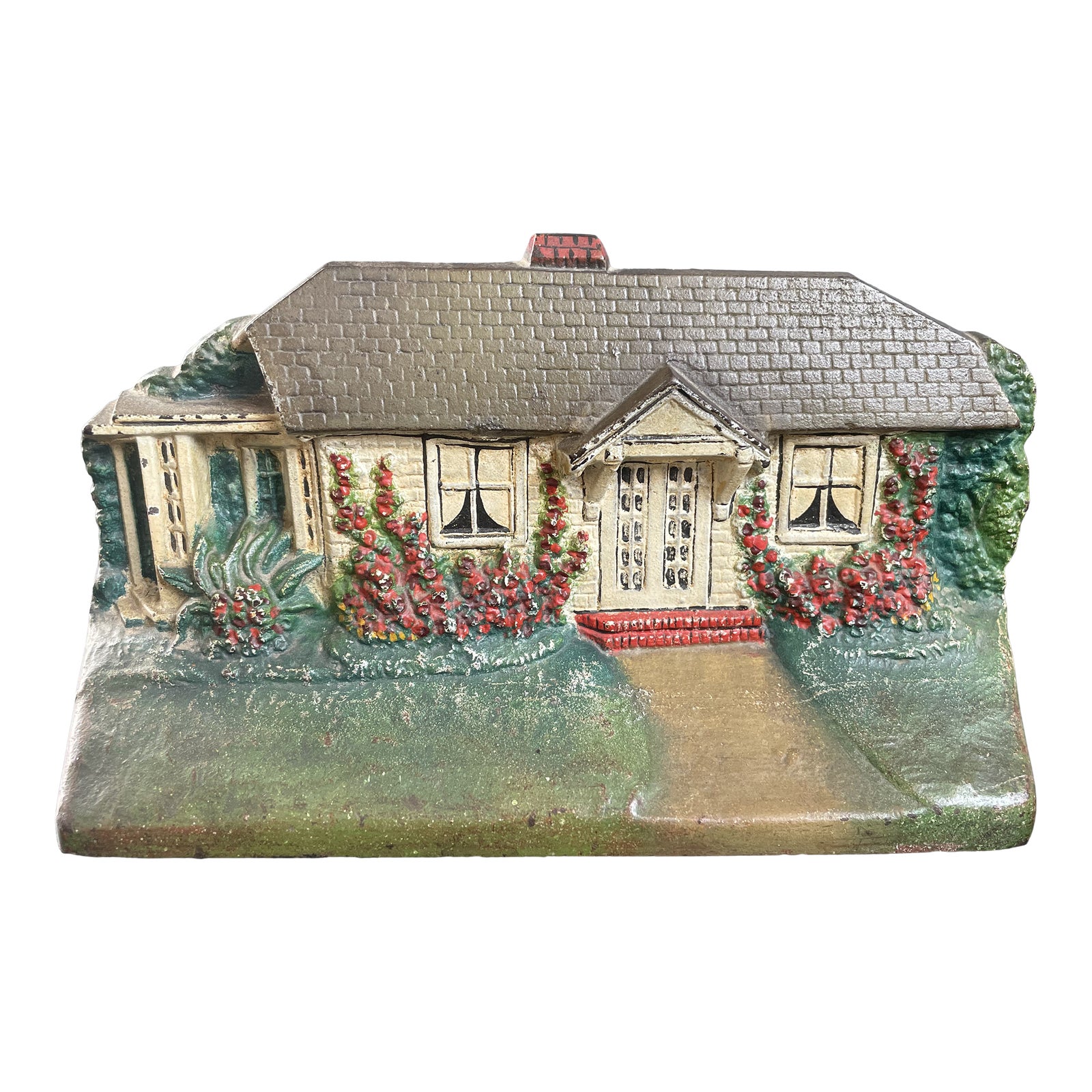 Antique Judd Company #1283 Cast Iron Cottage Farmhouse Doorstop ...