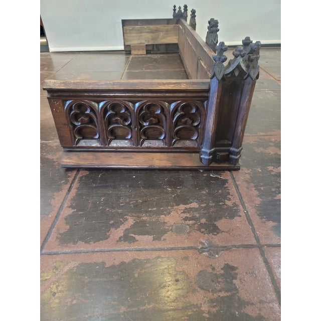 Antique Gothic Medieval Architectural Railing Cornice Trim Piece Oak ...