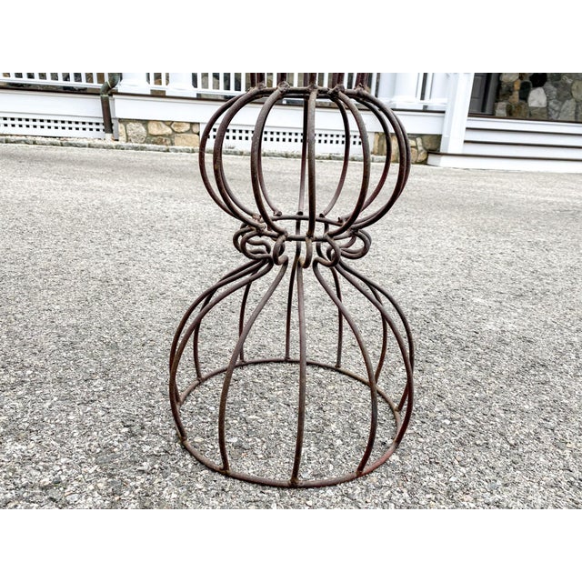 Tall Vintage French Outdoor Iron Topiaries Garden Ornaments - a Pair ...