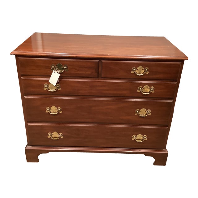 19th Century Vintage Henkel Harris Mahogany Chest | Chairish