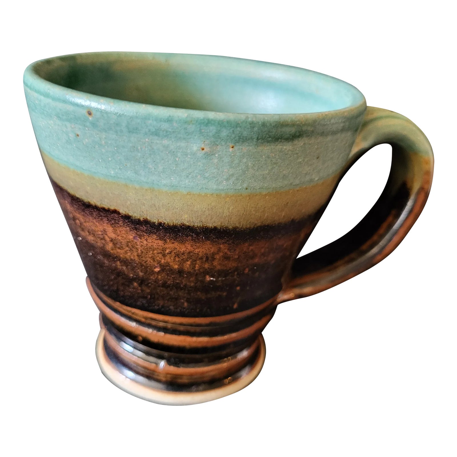 Royce Yoder Signed Pottery Mug | Chairish