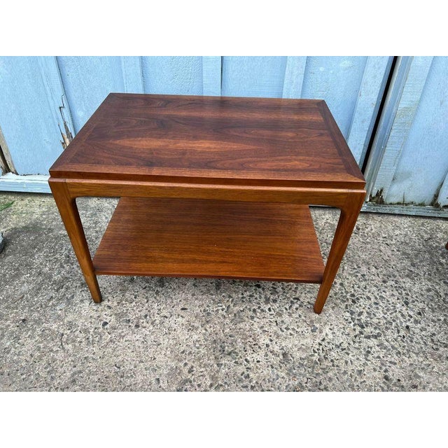 Pair of Mid Century Rhythm Lane Two Tier Walnut Side -End Tables ...
