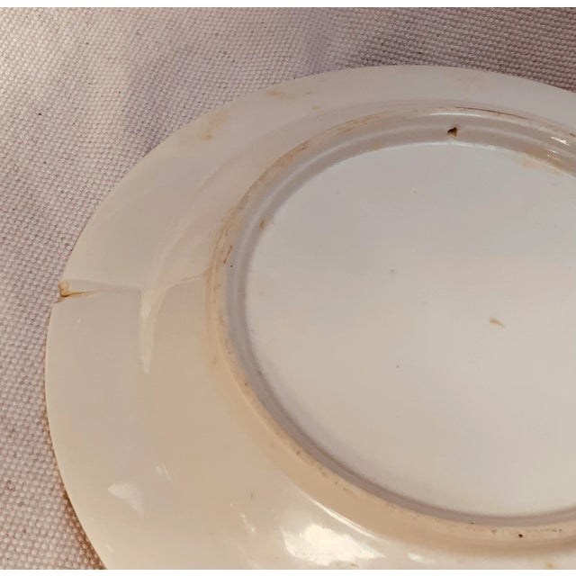 Circa 1850 English Stoneware Plates - Set of 3 | Chairish