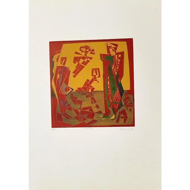 Characters - Original Etching by Adam Moussa - 1971 1973 | Chairish