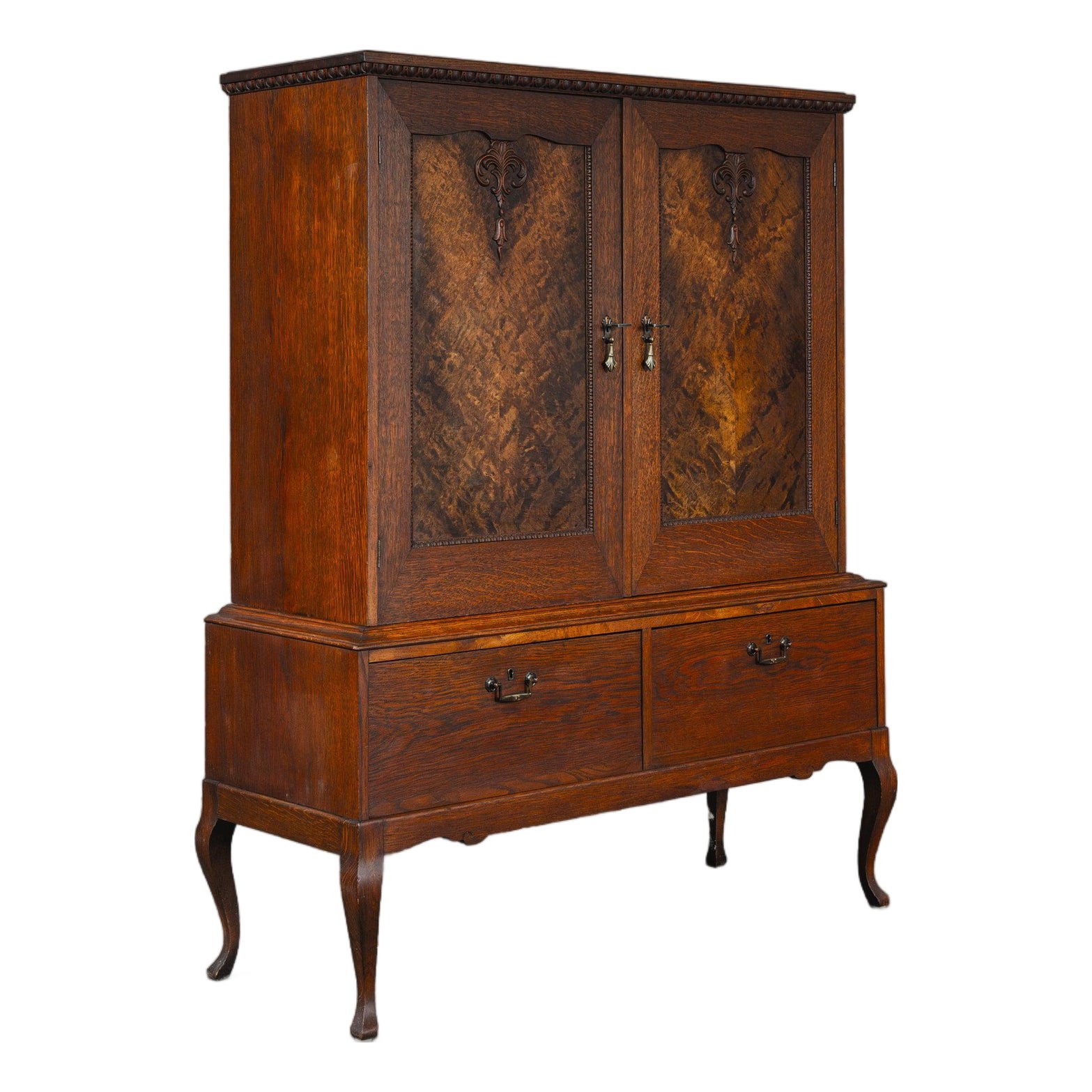 Art Nouveau Linen Cupboard | Chairish