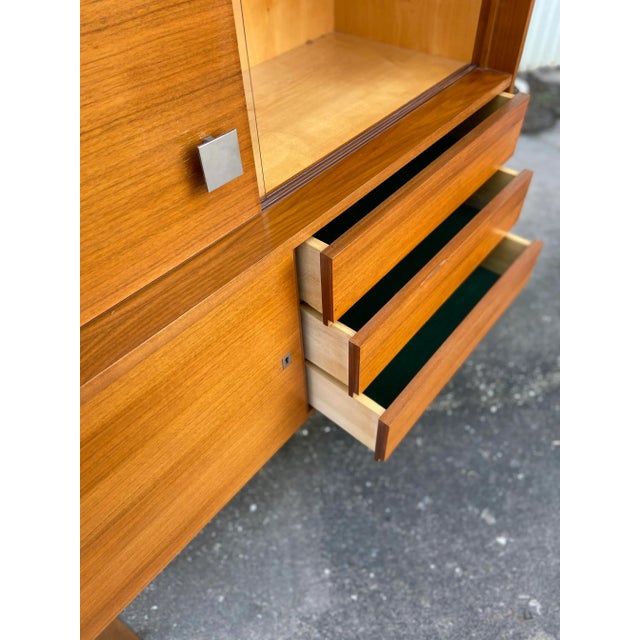 Mid 20th Century Friedrich Beckmann for Exclusive Dry Bar With Glass ...