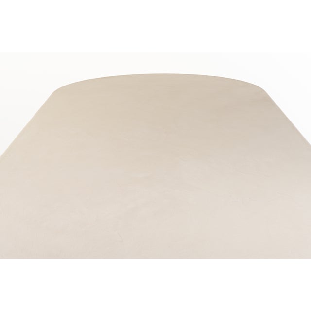 Contemporary Rounded Natural Plaster "Column" Table by Isabelle ...