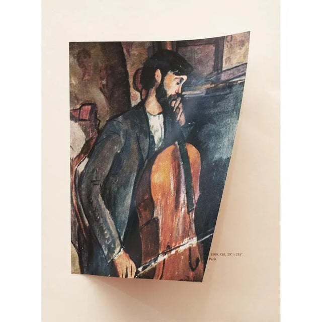 1958 After Amedeo Modigliani "The Cellist", First English Edition ...