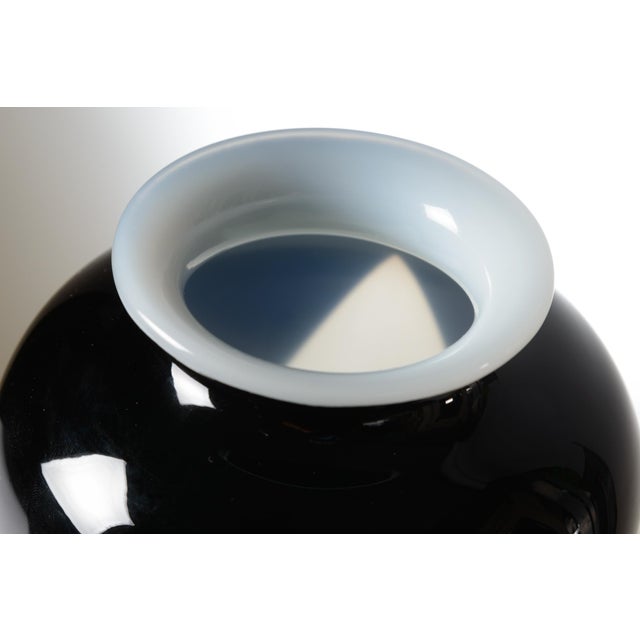 Steuben Art Deco Mirror Black Vase, circa 1933 Walter Teague Design ...