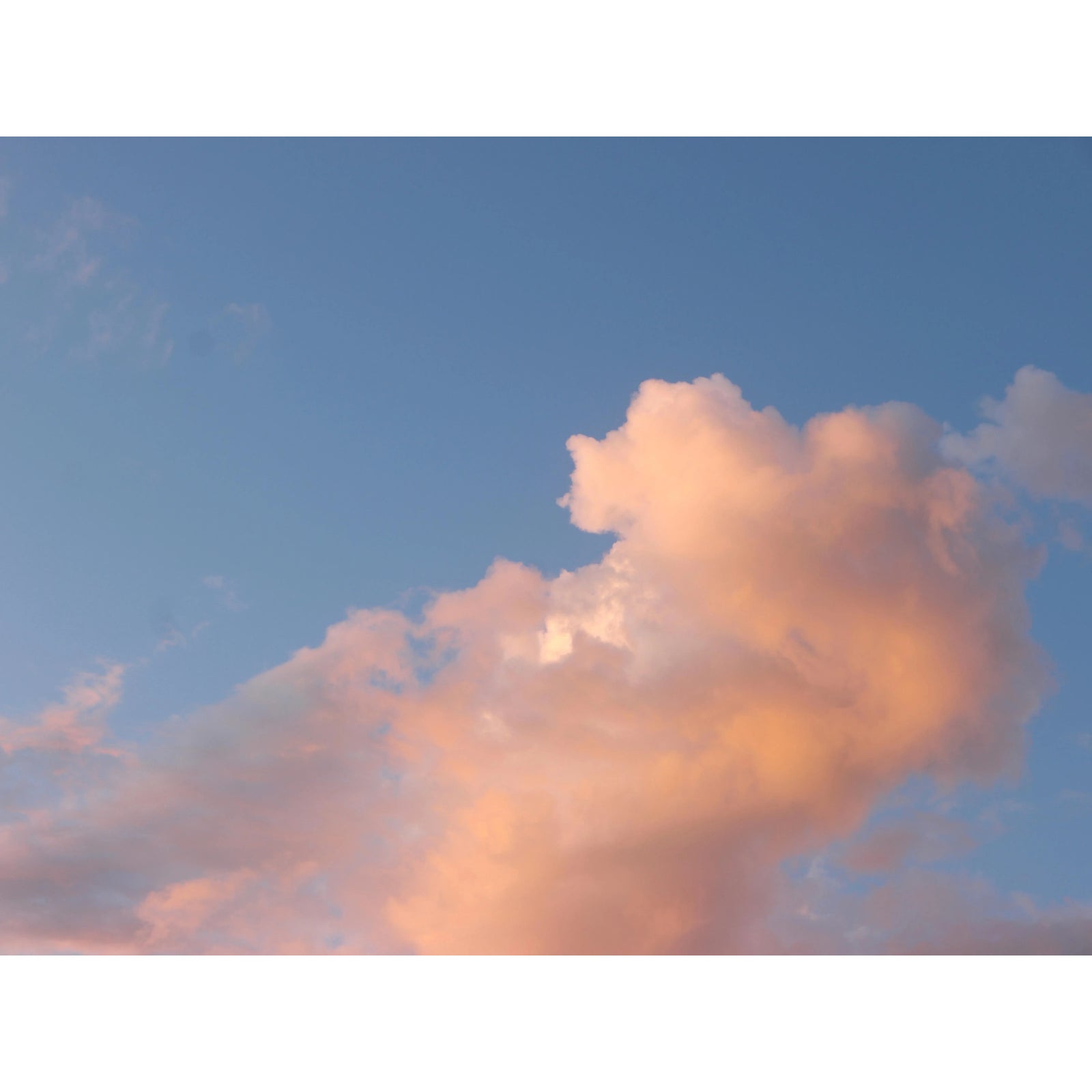 Contemporary Abstract Fine Art Photographic Clouds Color Print | Chairish