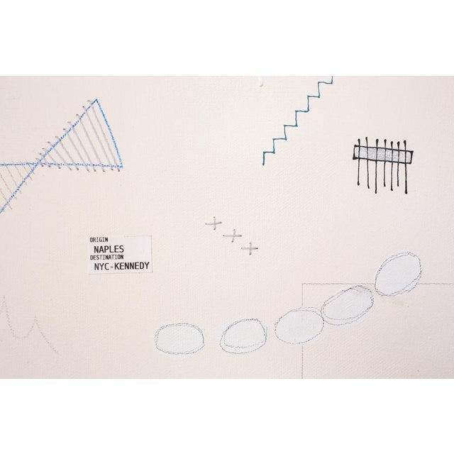 Large Original Abstract Painting on Canvas by Margot Sinclair | Chairish