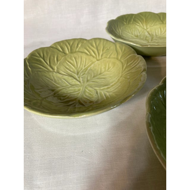 Vintage Porcelain Cabbage Bowls Made in Japan - Set of 4 | Chairish