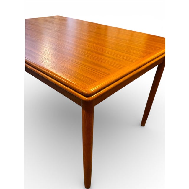 Teak Extension Dining Table From Denmark 1970s | Chairish