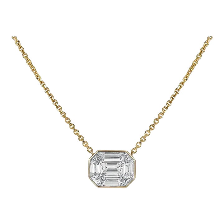 Illusion Cut Pendant | Chairish