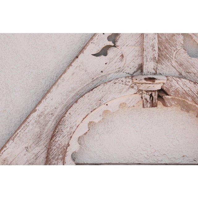 French Carved Over Door Architectural Rustic Pediment | Chairish