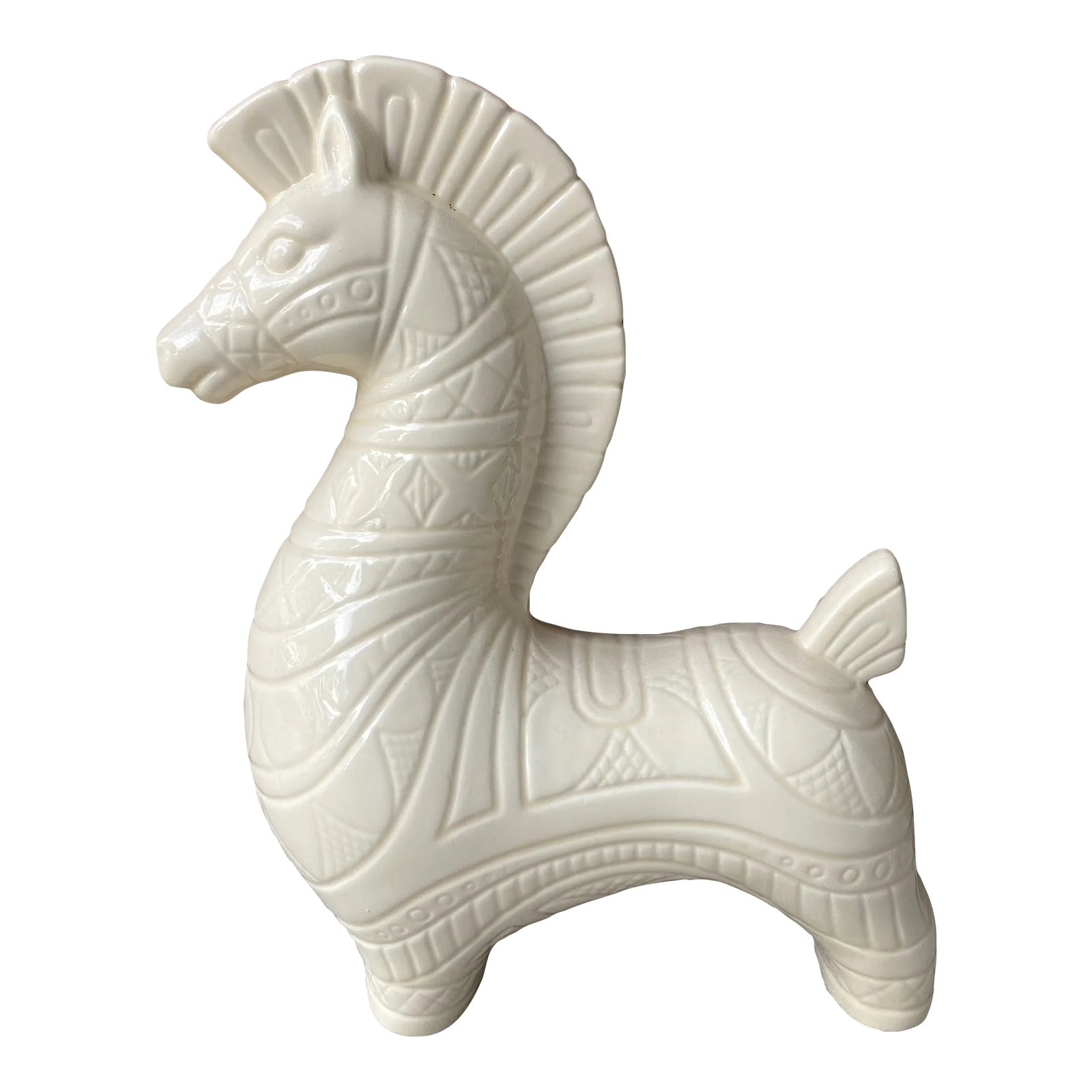 Vintage Italian Ceramic Horse | Chairish