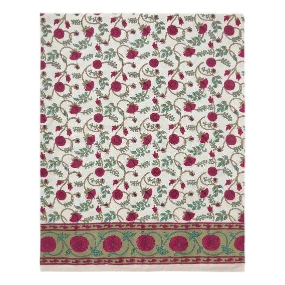 Gina Queen Magenta Flat Sheet | Chairish