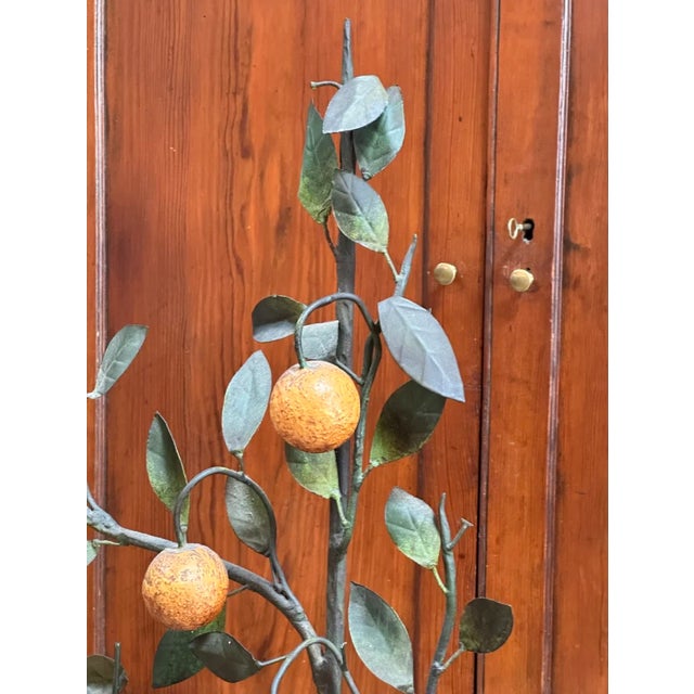 Late 19th – Early 20th Century Italian Tole-Peinte Model of an Orange ...