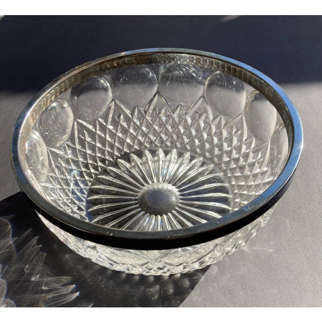 1940s Dreka Hand Cut Italian Lead Crystal Bowl | Chairish