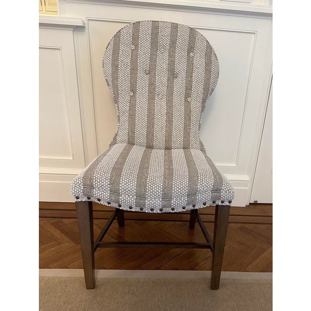 Custom Sherrill Design Dining Room Chairs- Set of 6 | Chairish