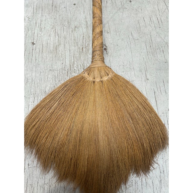 Vintage Handmade Broom | Chairish