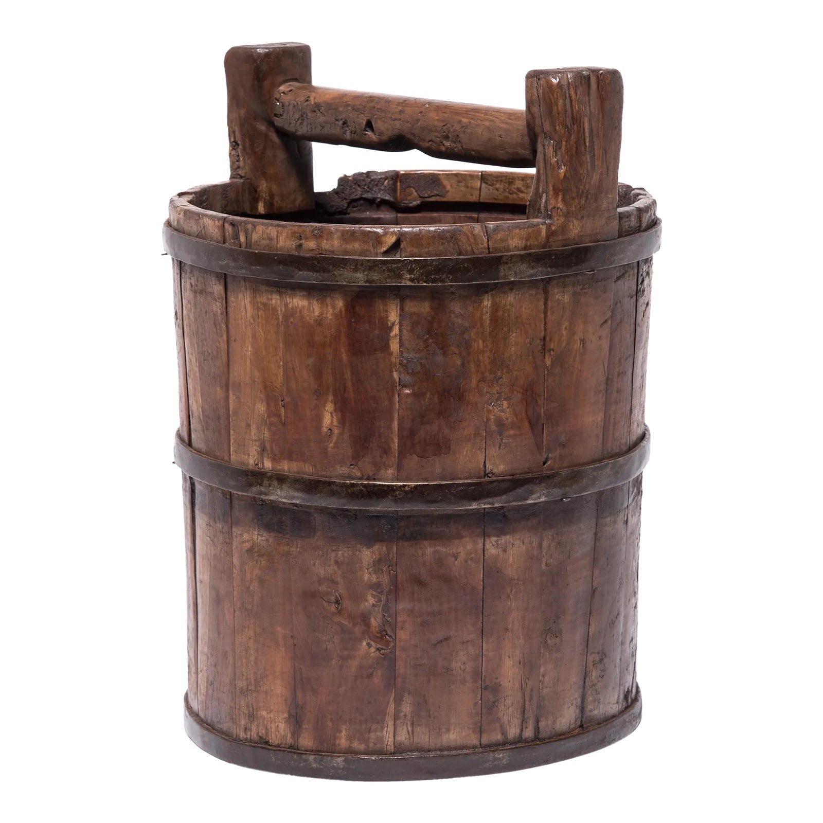 1900 Chinese Well Bucket | Chairish