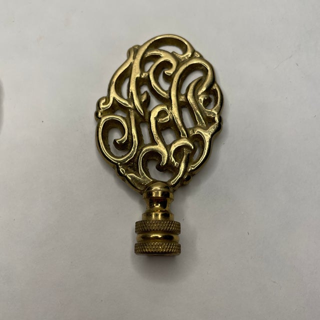 Brass Lamp Finials- a Pair | Chairish