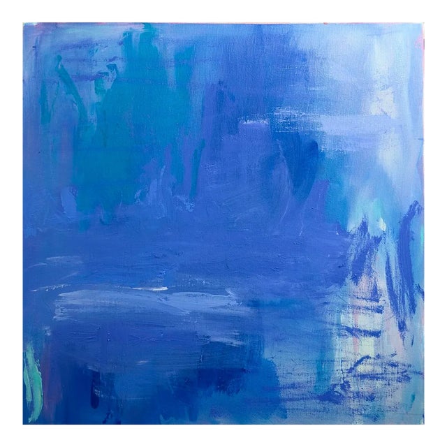 "Under the Sea" by Trixie Pitts Abstract Expressionist Blue Oil ...