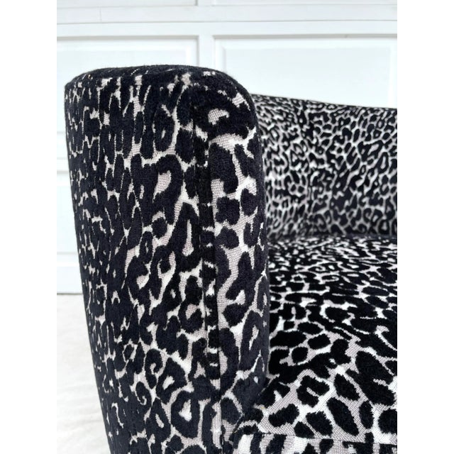 Animal print barrel chair store