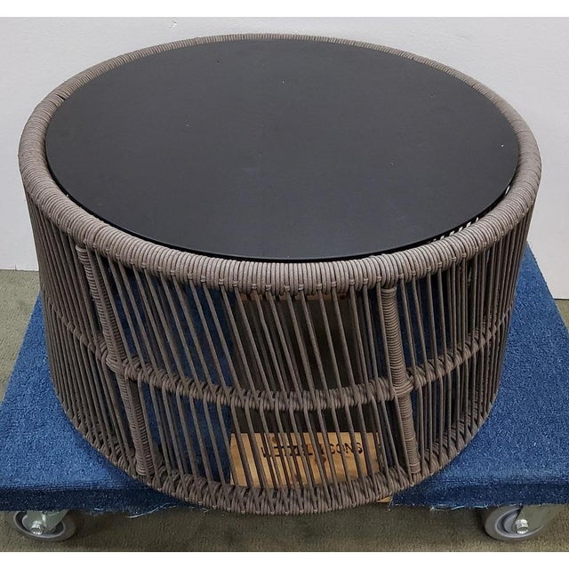 Danao Living Outdoor Cuff Side Table and Coffee Table, 2 Pieces | Chairish