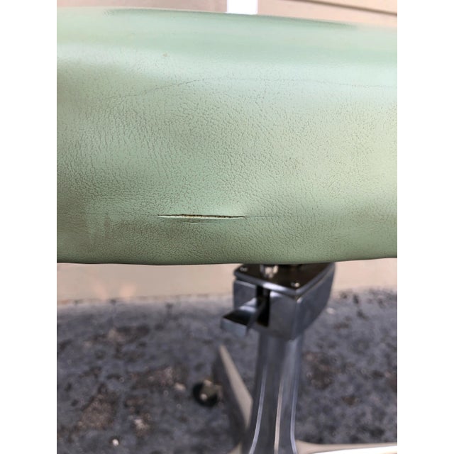 Mid Century Reliance Rolling Adjustable Pneumatic Exam Stool | Chairish