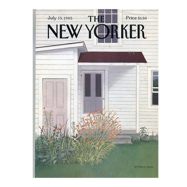 1985 Vintage New Yorker Cover, July 15 (Gretchen Dow Simpson), Original ...