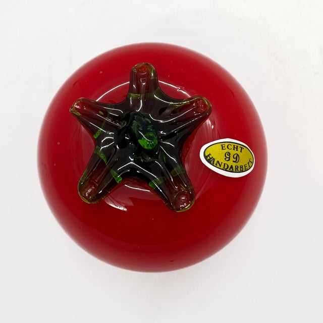 Murano-Style Vintage Glass Tomato, German 1970s | Chairish