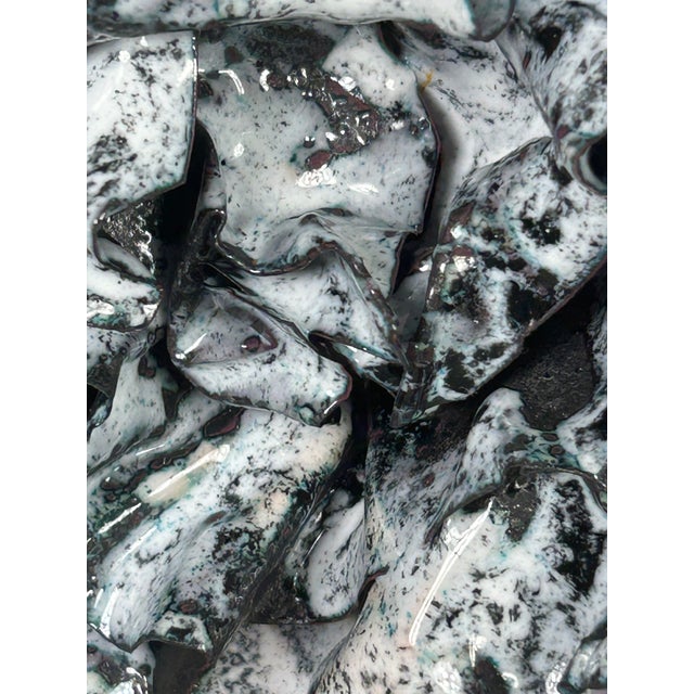 "Inquisitive Heart" Abstract Wall Art Sculpture, 2024 | Chairish