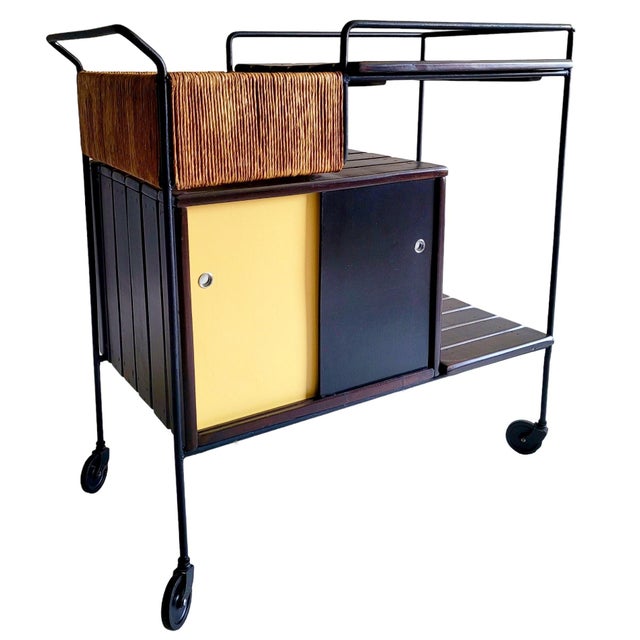 Arthur Umanoff Bar Cart, 1950 | Chairish