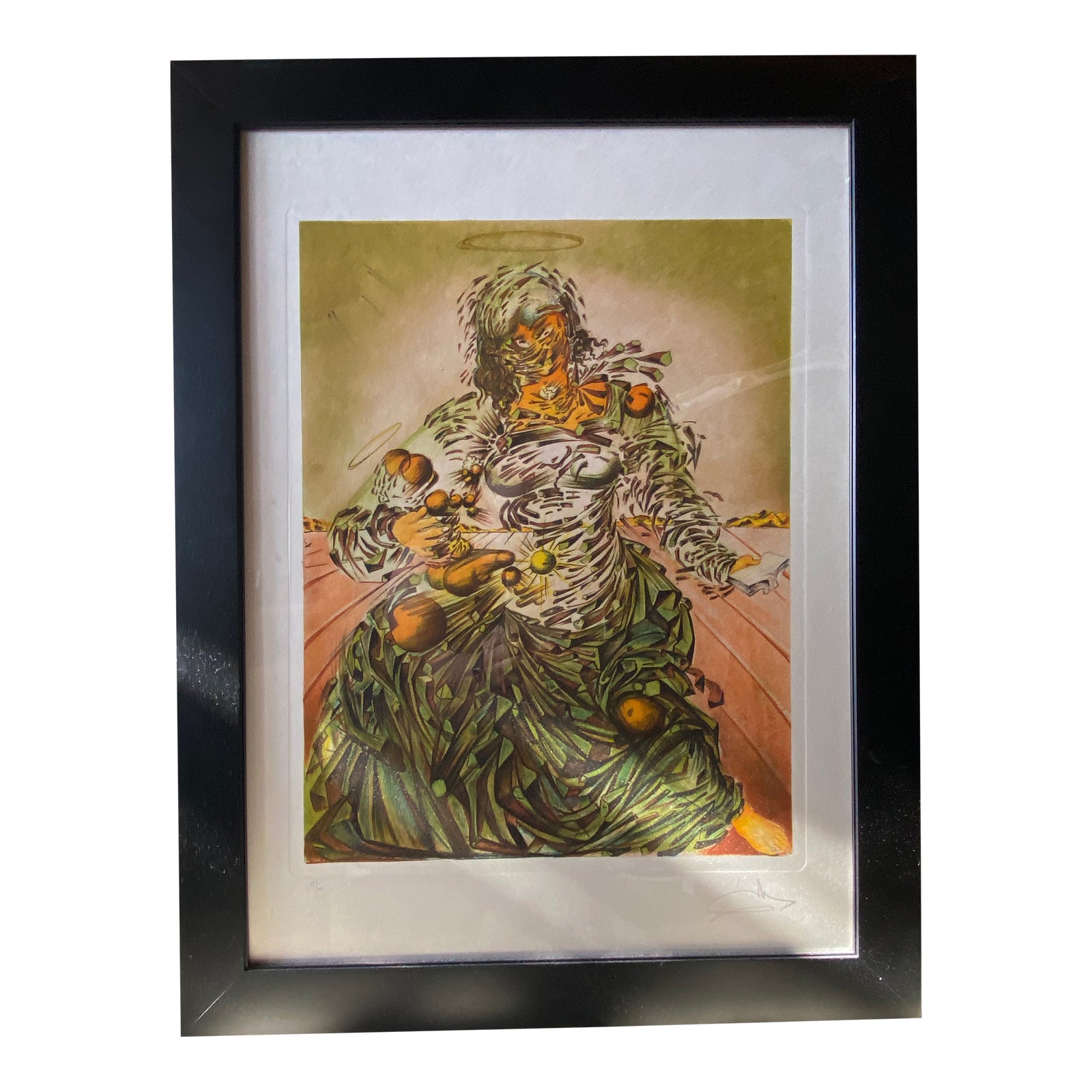 1980's Salvador Dalí 'Triumphant Madonna' After Print Etching on Japon ...
