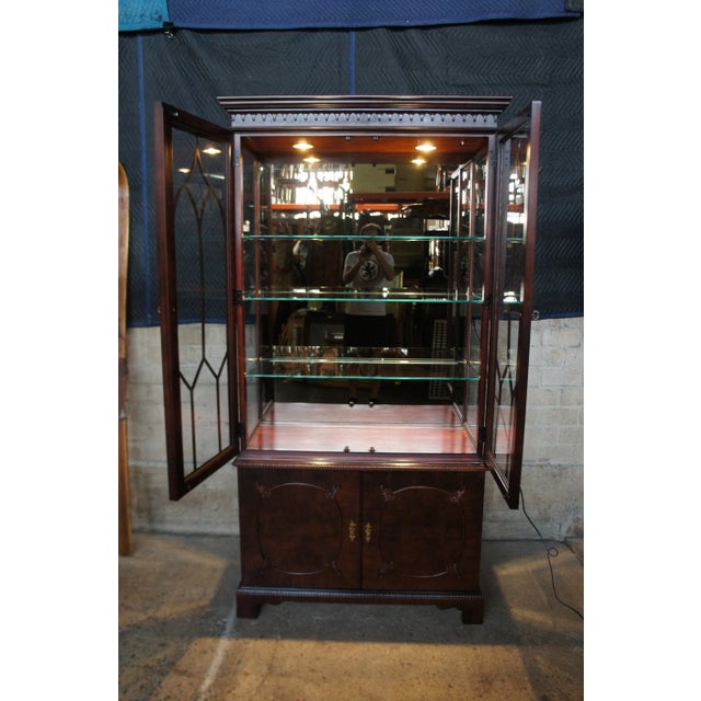 Late 20th Century Century Furniture Claridge Crotch Mahogany China ...