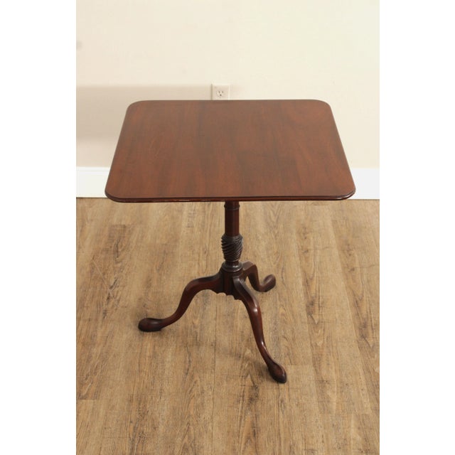 Kittinger Colonial Williamsburg Collection Mahogany Tilt Top Side Table ...