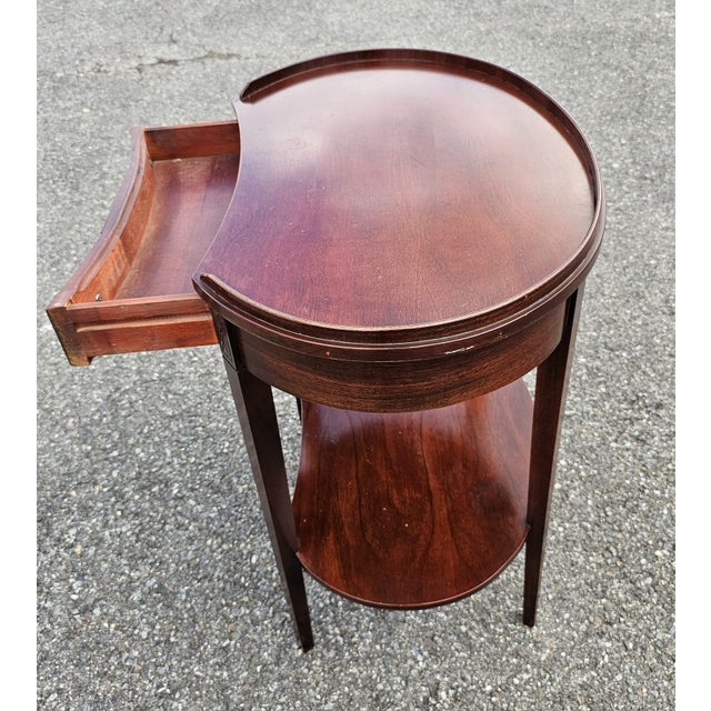 1920s Mersman Antique Federal Style Mahogany End Table | Chairish
