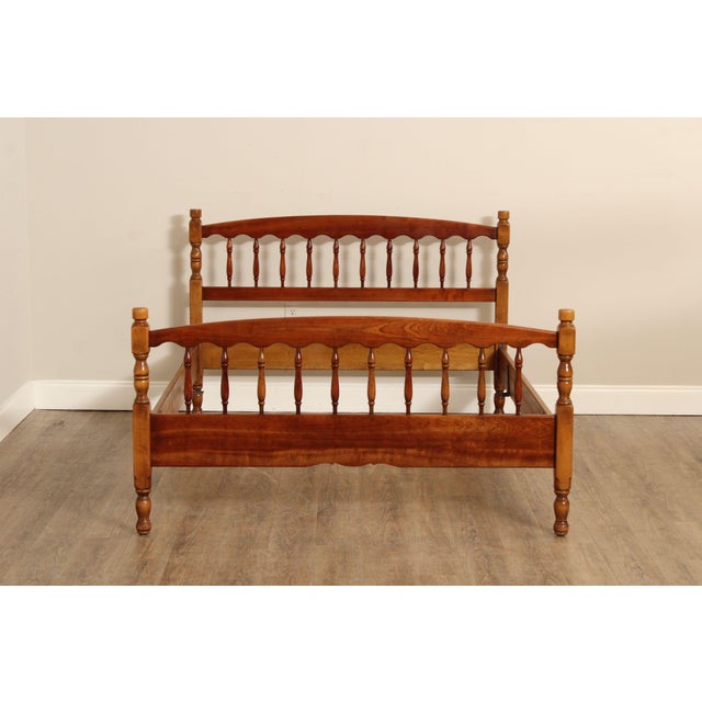 Stickley Cherry Valley Full Size Spindle Bed | Chairish