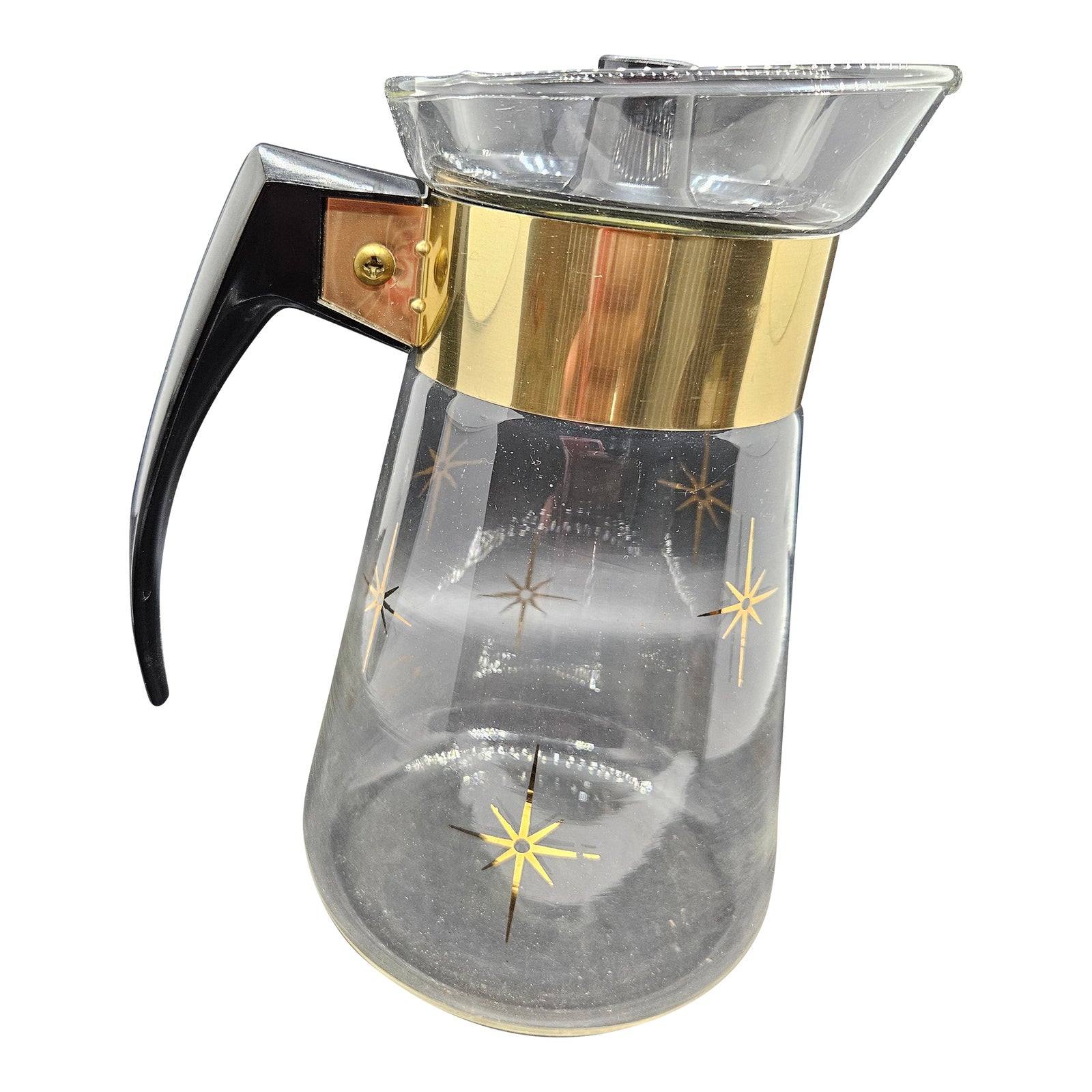 Vintage Corning Ware Atomic Starburst Coffee Carafe | Chairish