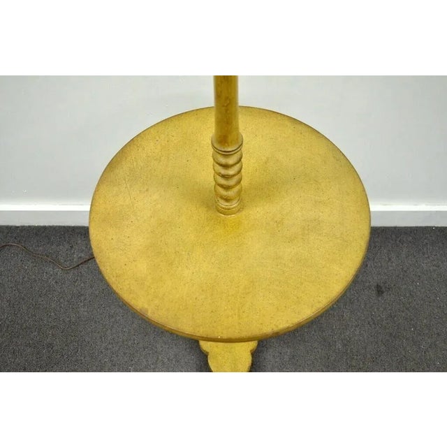 Vintage Biedermeier Style Turn Carved Wood Candlestick Side Table Floor ...